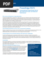 Poweredge r470 Spec Sheet | PDF | Data Center | Scalability