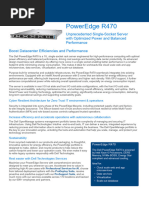 Poweredge r670 Spec Sheet | PDF | Data Center | Scalability