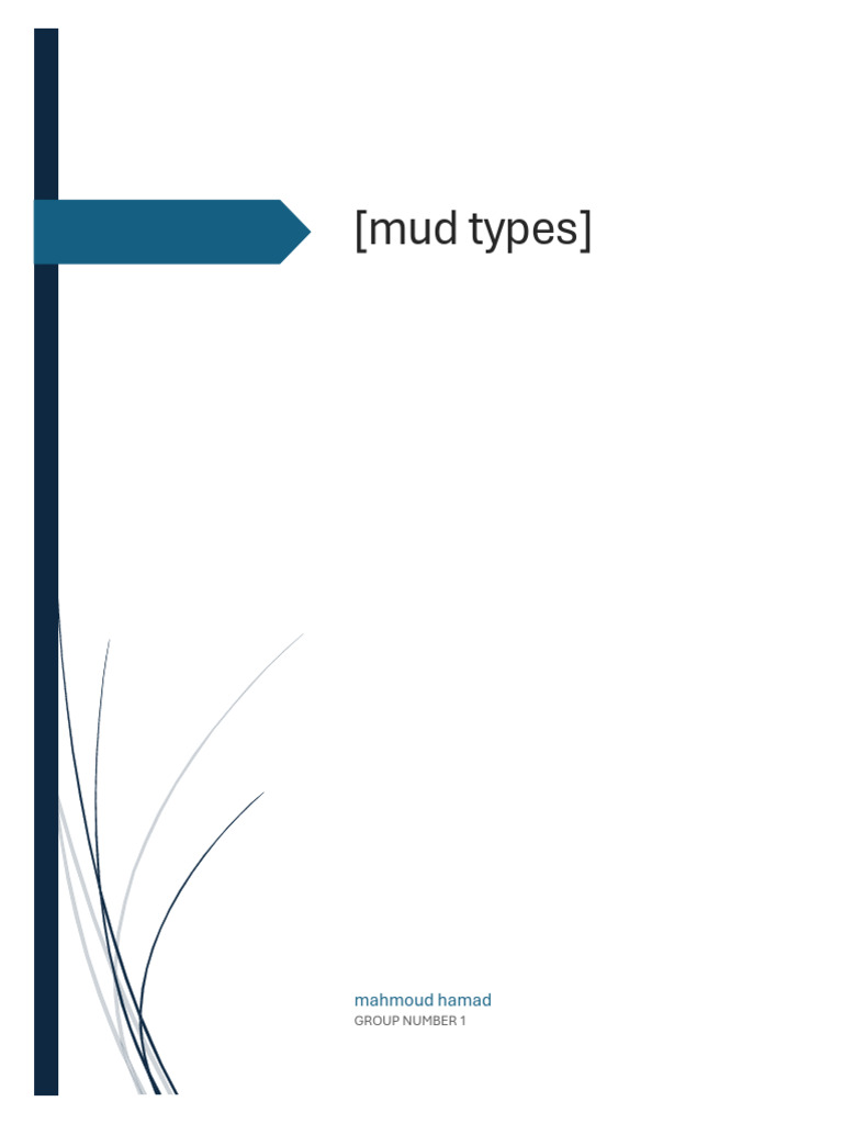 Mud Types | PDF