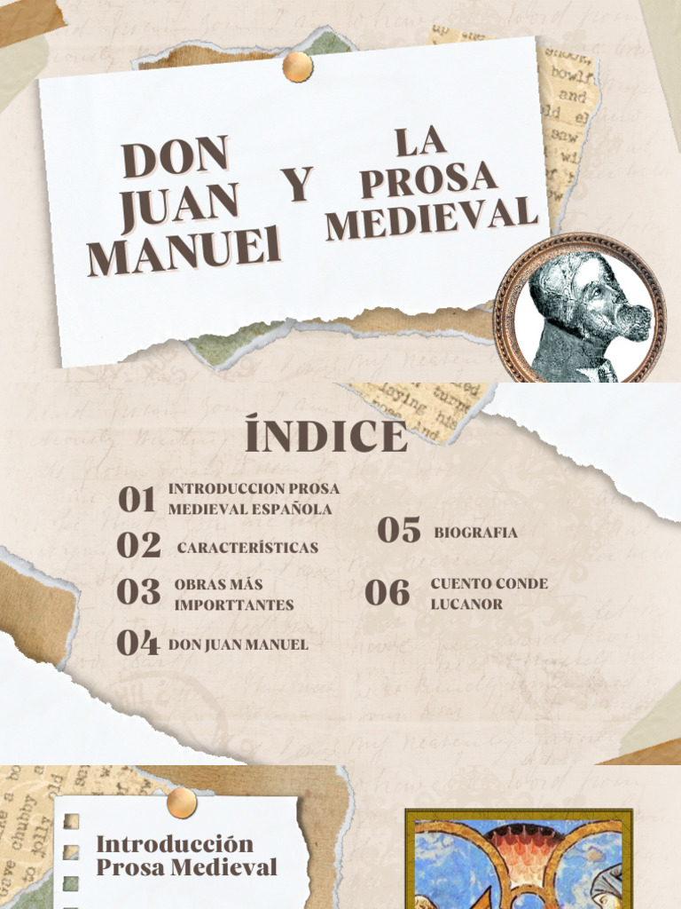 Presentación sobre Don Juan Manuel y la Prosa Medieval | PDF | Escritura