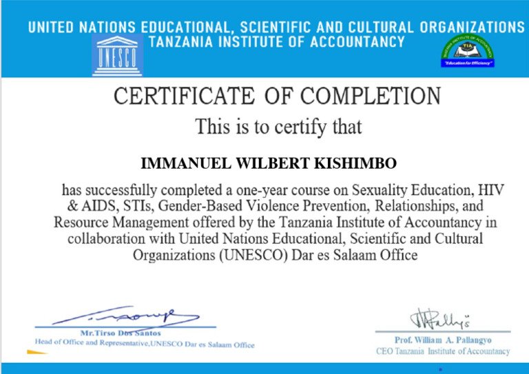 CSE 2021 Course Certificate of Completion | PDF