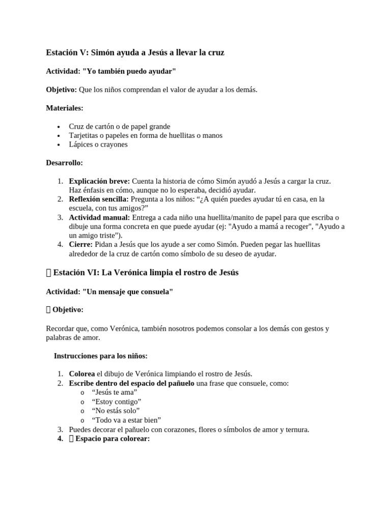 Estación de Tercer Grado V, VI | PDF