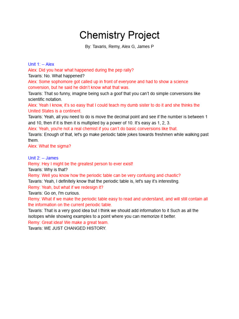 Chemistry Finals Project - Draft | PDF | Light | Atoms