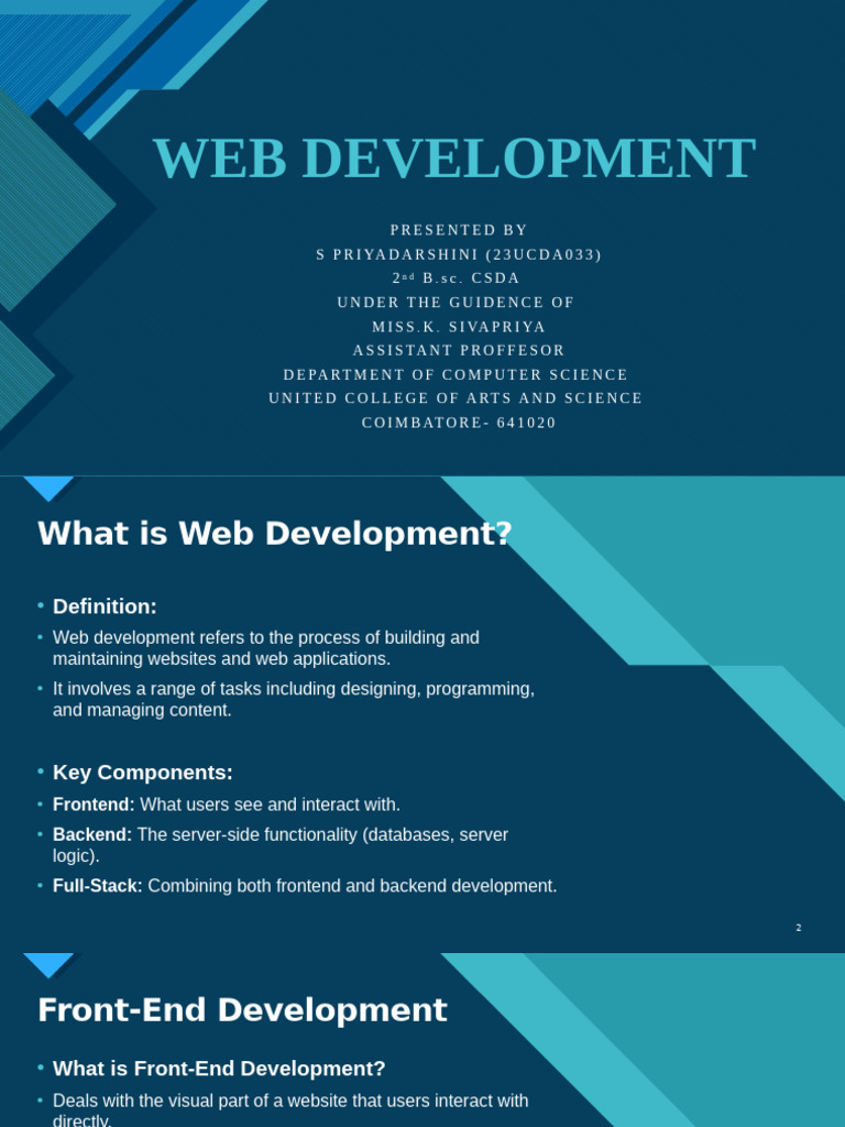 Web Development | PDF | Web Development | World Wide Web