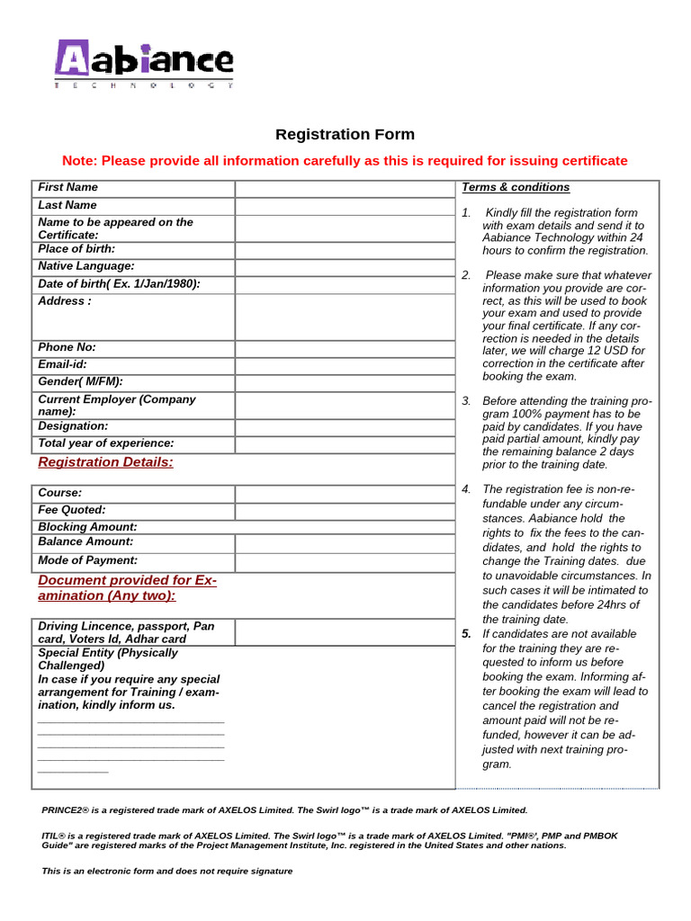 New Candidate Registration Form-3 | PDF