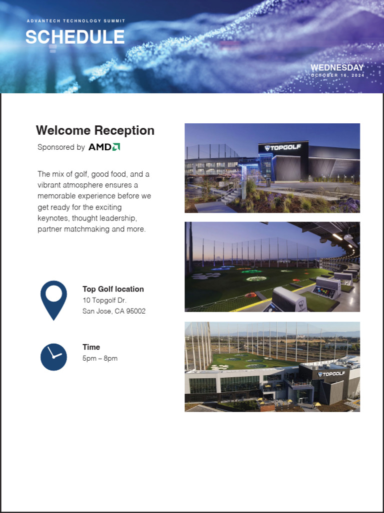 Advantech Technology Summit Agenda | PDF | Companies Of The United ...