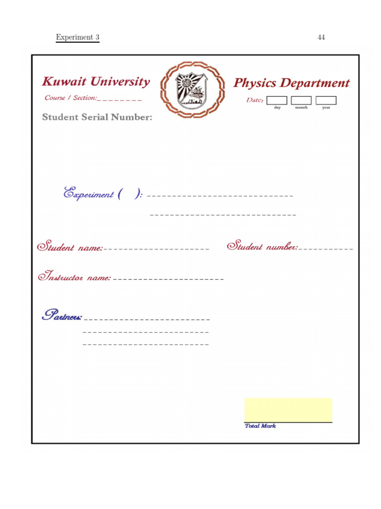 Phy 105 LAB MANUAL 2024-2025 2 | PDF | Physical Quantities | Mechanics
