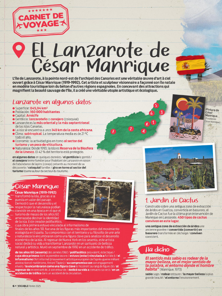 B1. El Lanzarote de César Manrique | PDF
