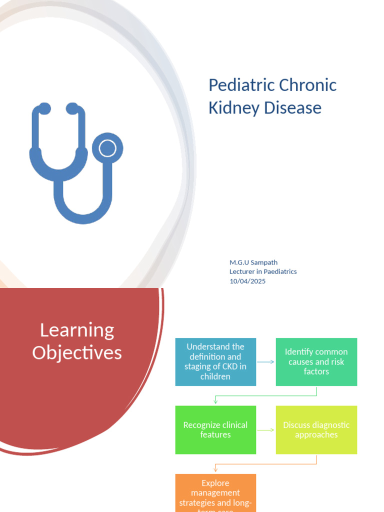 Pediatric Chronic Kidney Disease Guide | PDF | Kidney | Abdomen