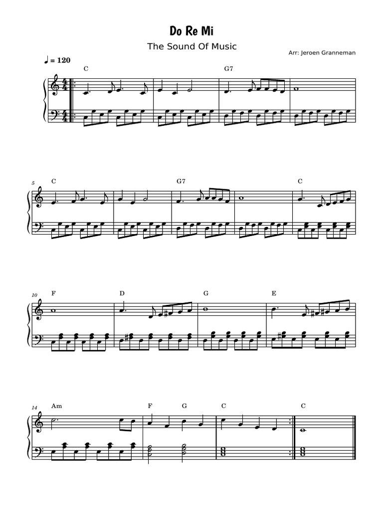 Do Re Mi - The Sound of Music | PDF