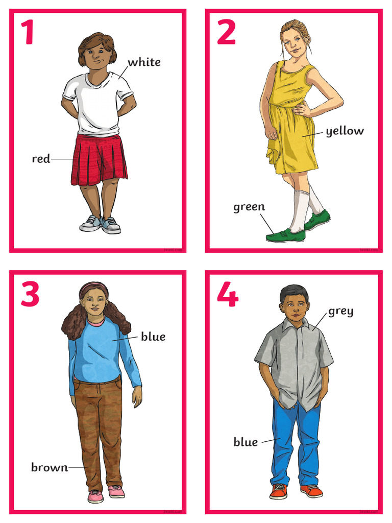 Fashion Picture Cards | PDF