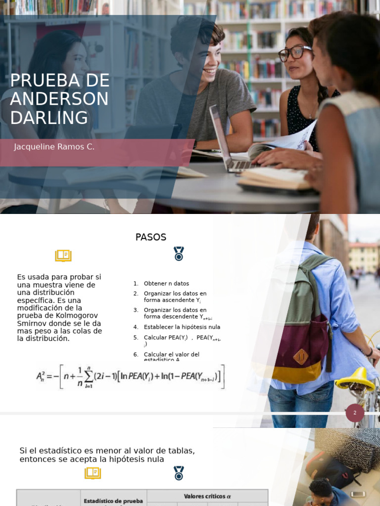 Prueba de Anderson Darling 1 - 2022 | PDF | Statistical Theory | Statistics
