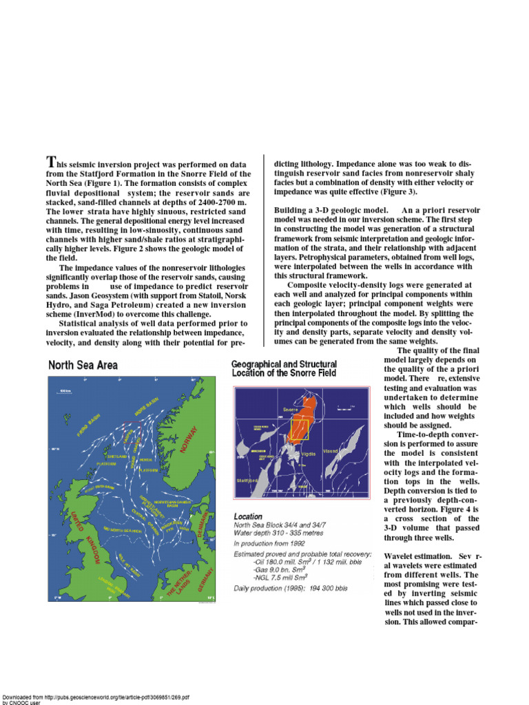 Seismic Inversion For Reservoir Characterization | PDF | Geology