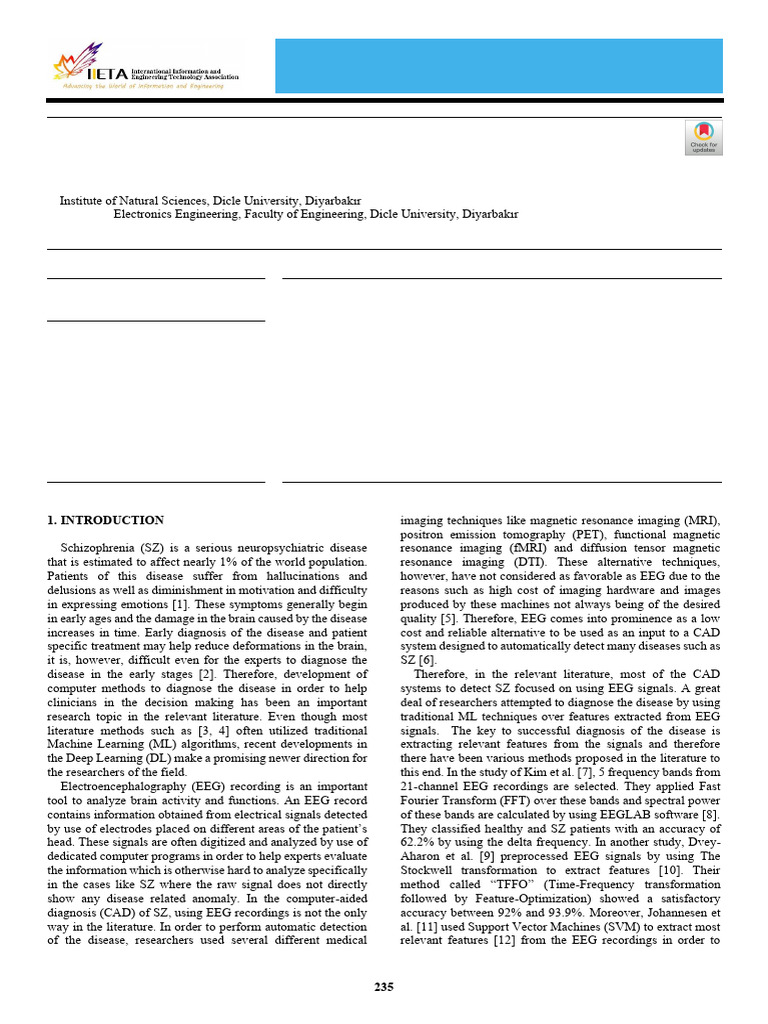Automatic Detection of Schizophrenia by Applying Deep Learning Over Spectrogram Images of EEG ...