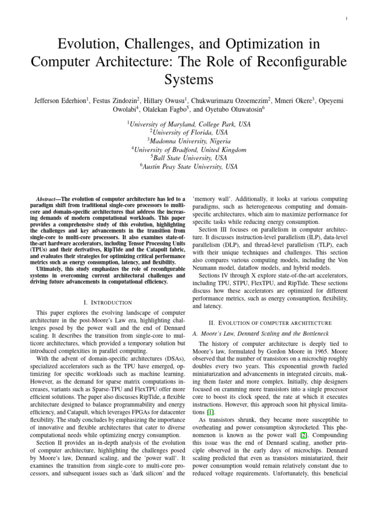 2024 Evolution Challenges Optimization | PDF | Multi Core Processor | Parallel Computing
