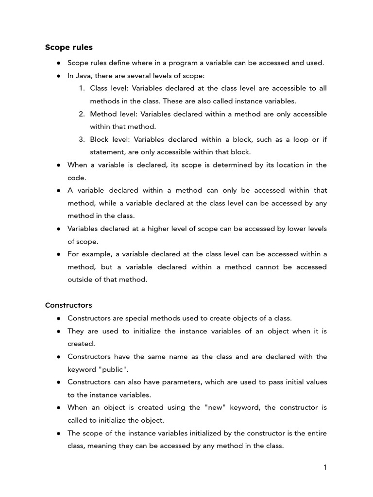 Lecture 15 Designing Classes Pdf Class Computer Programming Method Computer Programming