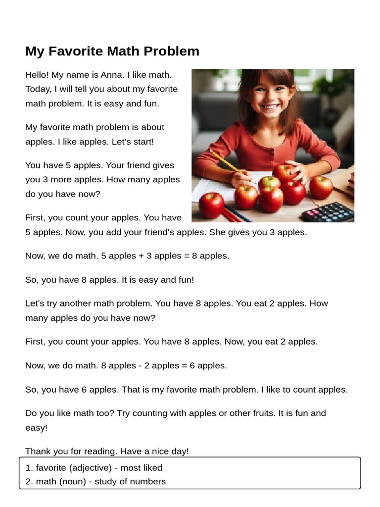 2 My Favorite Math Problem | PDF