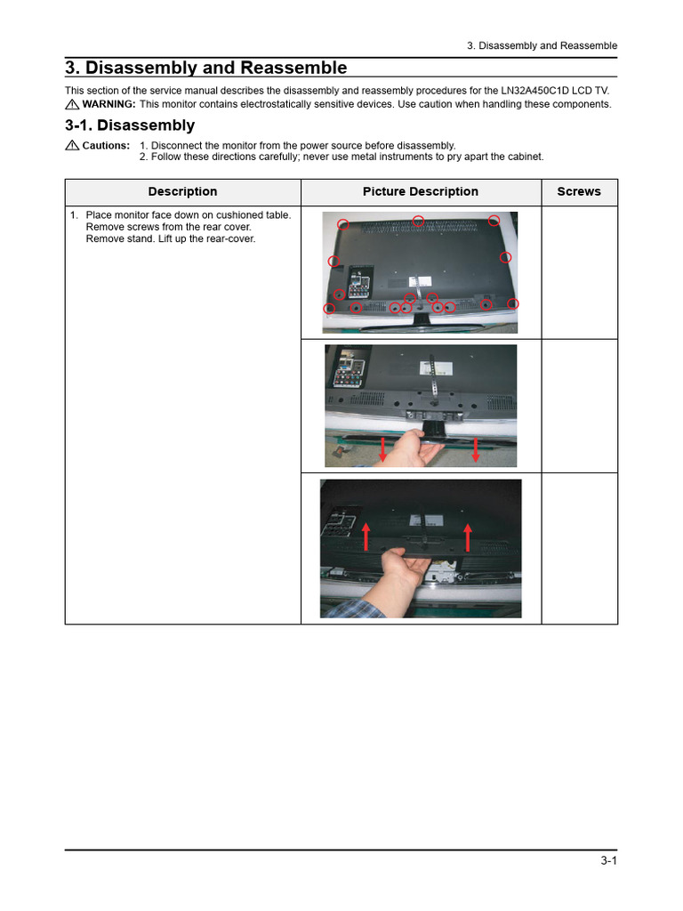 Disassembly & Reassembly | PDF