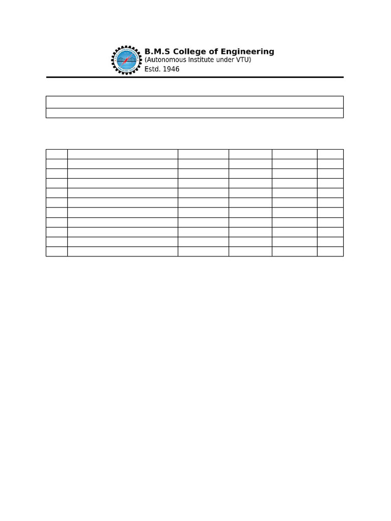 Course - Registration 5th Sem | PDF