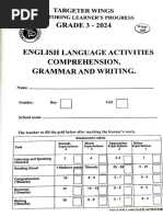 Grade 8 Marking Scheme Targeter Wing 006 | PDF