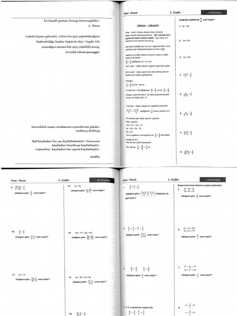 Antrenmanlarla Matematik - 2. Kitap-119-169 | PDF