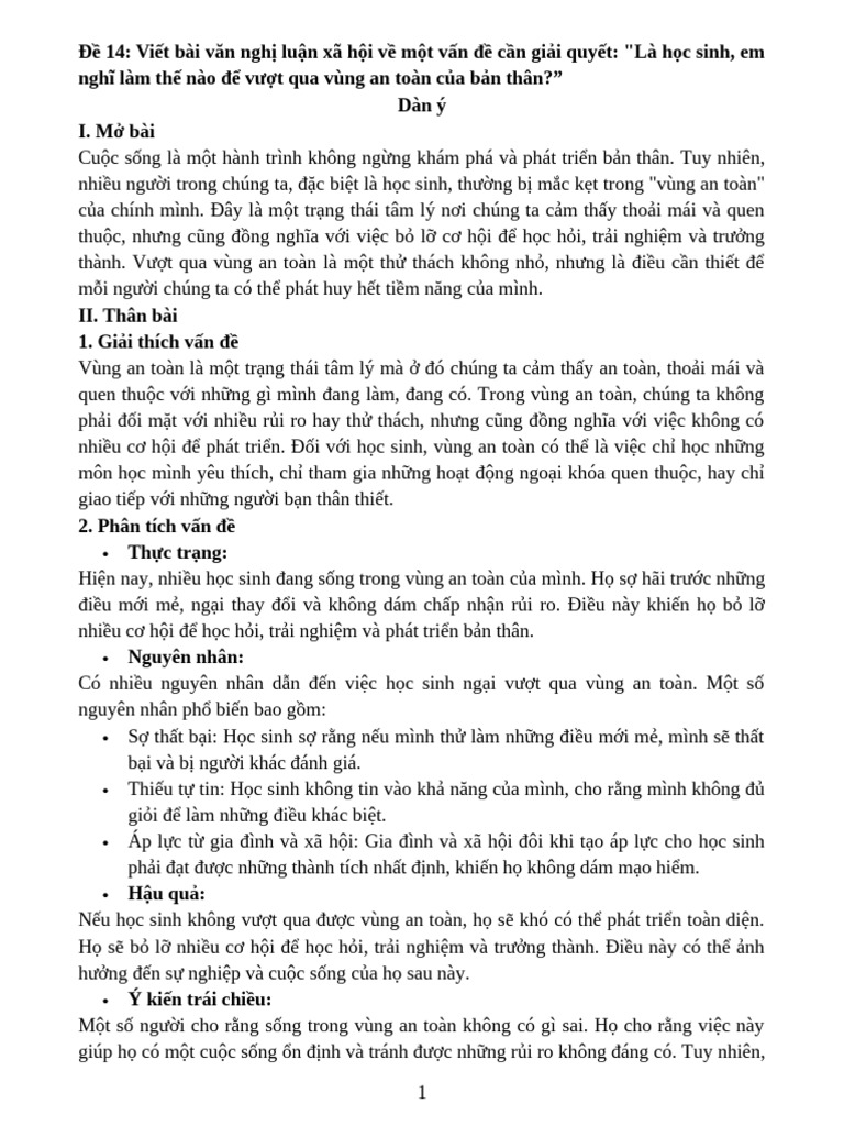 Cách Vượt Qua Vùng An Toàn Của BT2 | PDF