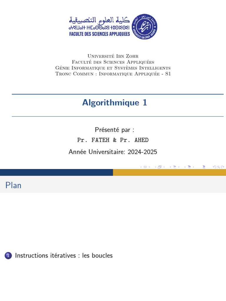 Part3 Algo | PDF | Structure de contrôle | Ingénierie informatique