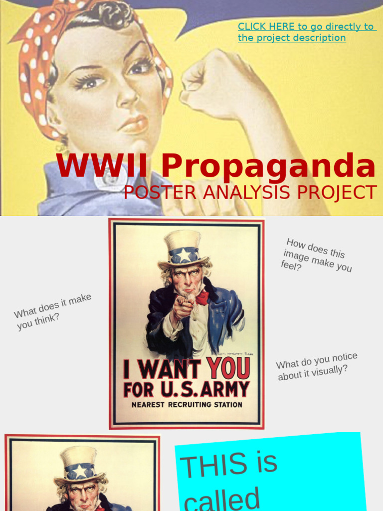 WWII Propaganda Poster Analysis Guide | PDF | Propaganda | Feeling