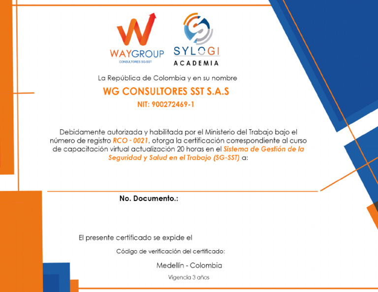 20 HORAS - Certificado Curso 20 Horas | PDF