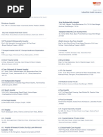 AIA Panel Clinics List 2025 | PDF | Primary Care | Medical And Health ...