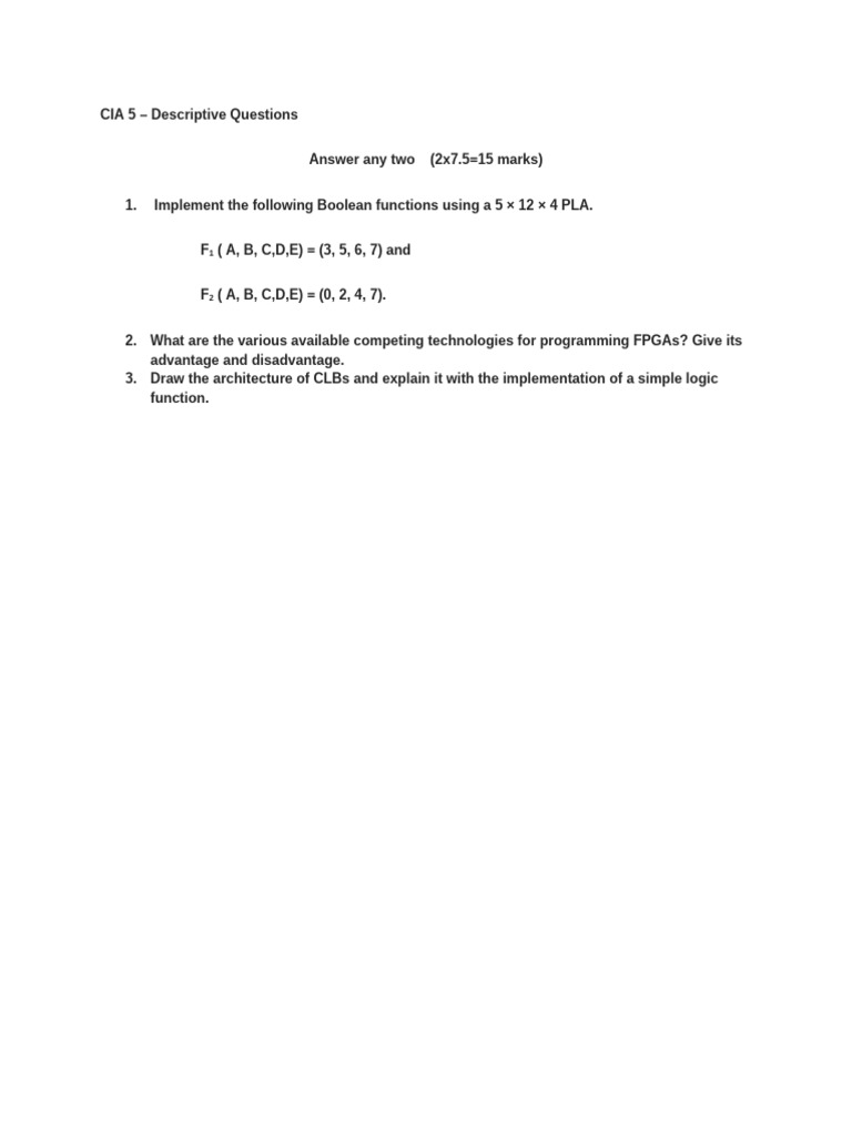 CIA 5 Descriptive | PDF