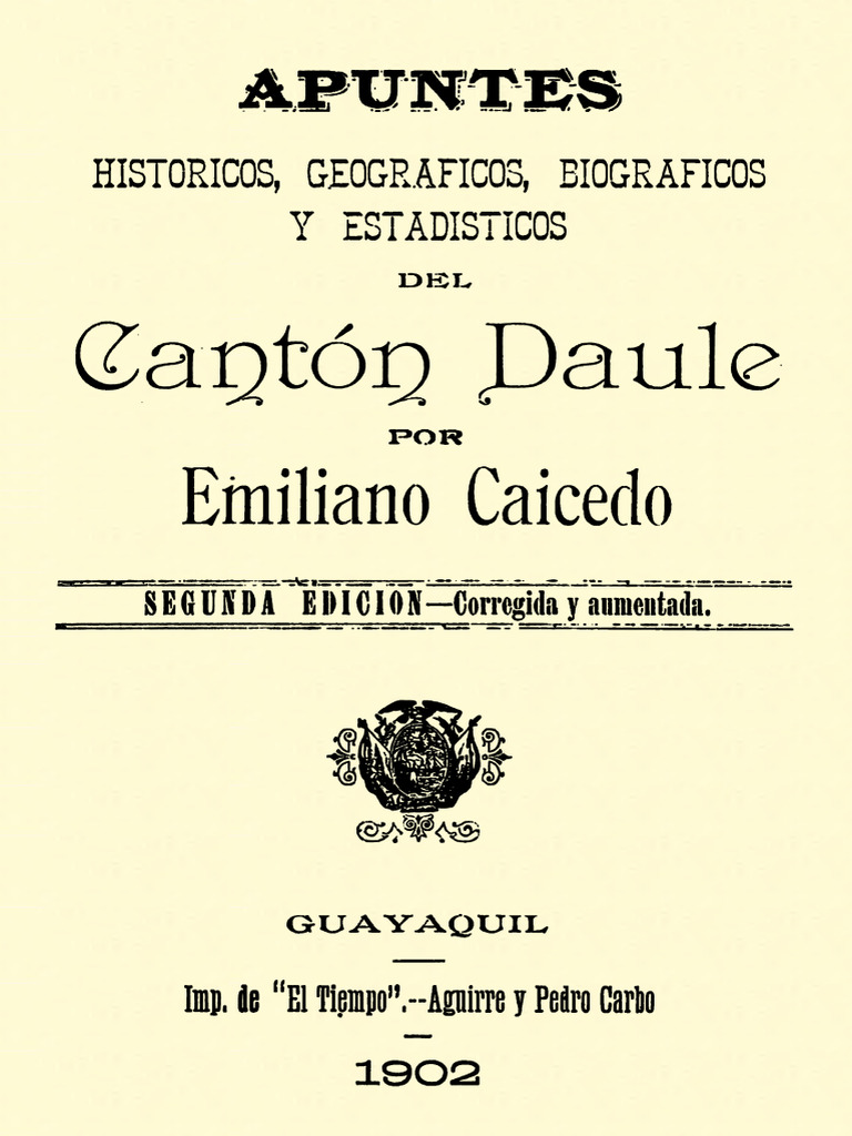 Historia y Progreso del Cantón Daule | PDF | Ecuador