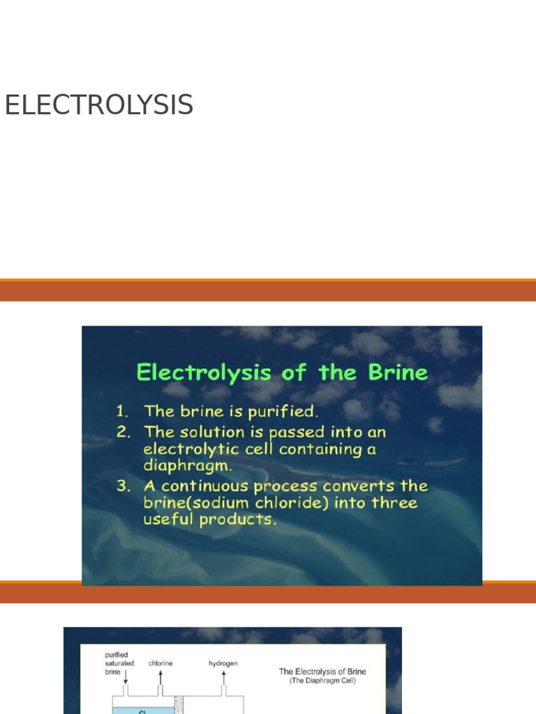 Electrolysis of Brine Solution | PDF