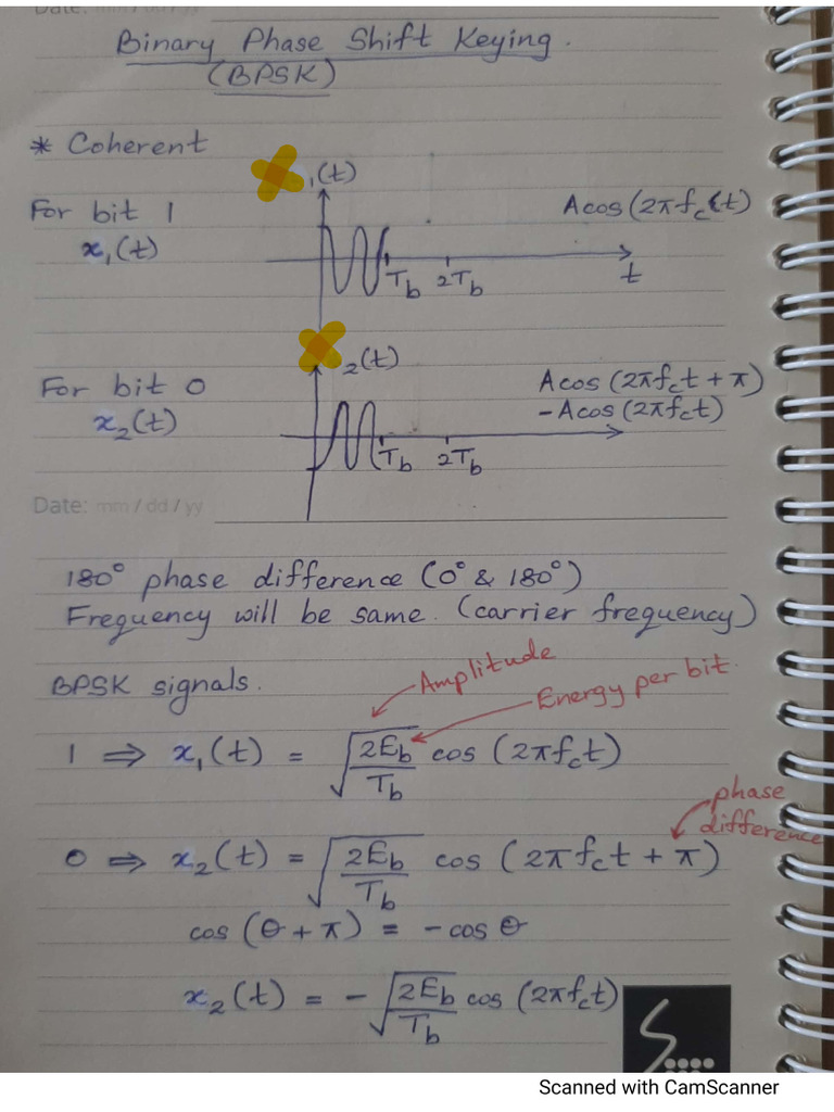 8 Digital Modulation - BPSK | PDF