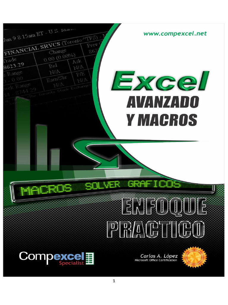 LIBRO EXCEL AVANZADO Y MACROS ENFOQUE PRÁCTICO VERSION 2007 Segunda ...