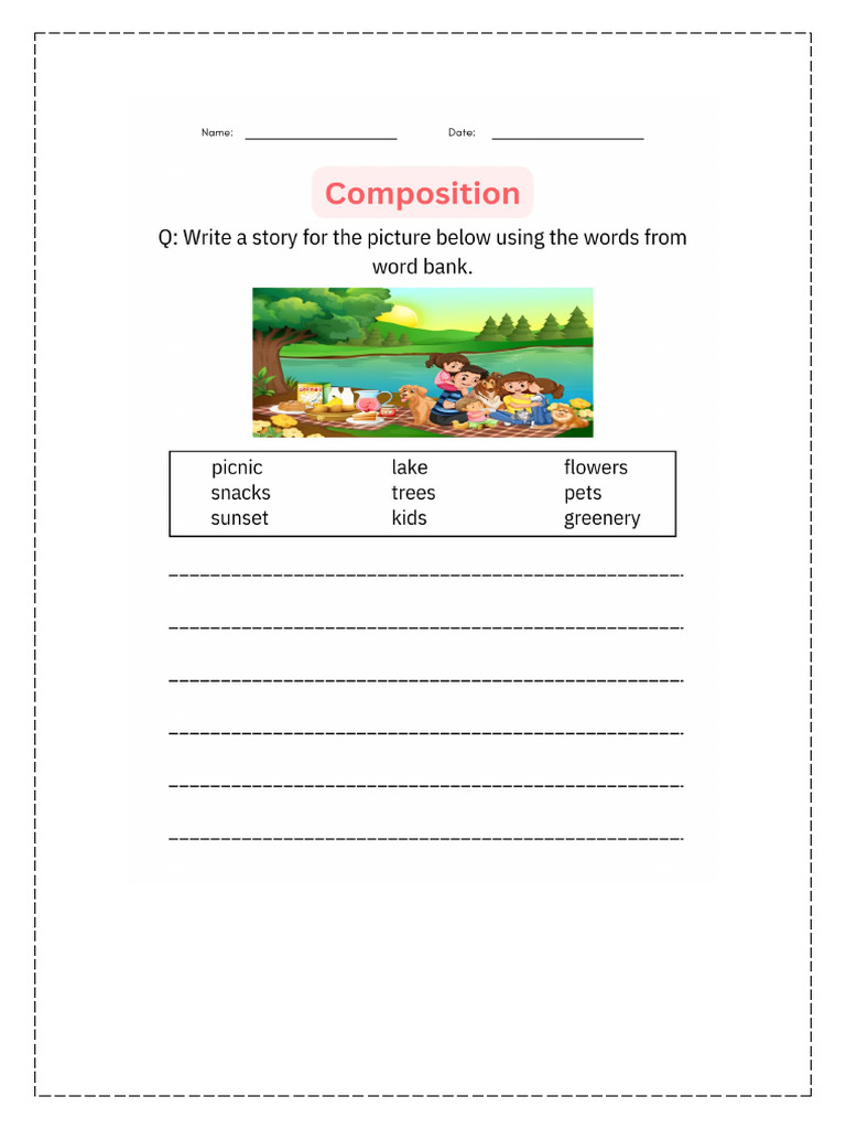 Picnic Writing | PDF