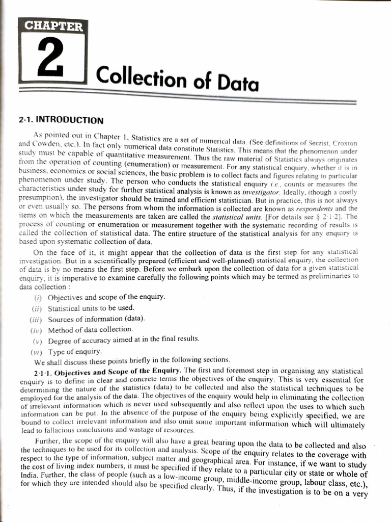 Data Collection in Statistical Analysis | PDF | Cost Of Living | Data
