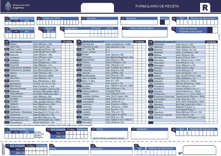 Formulario R (Remediar) | PDF