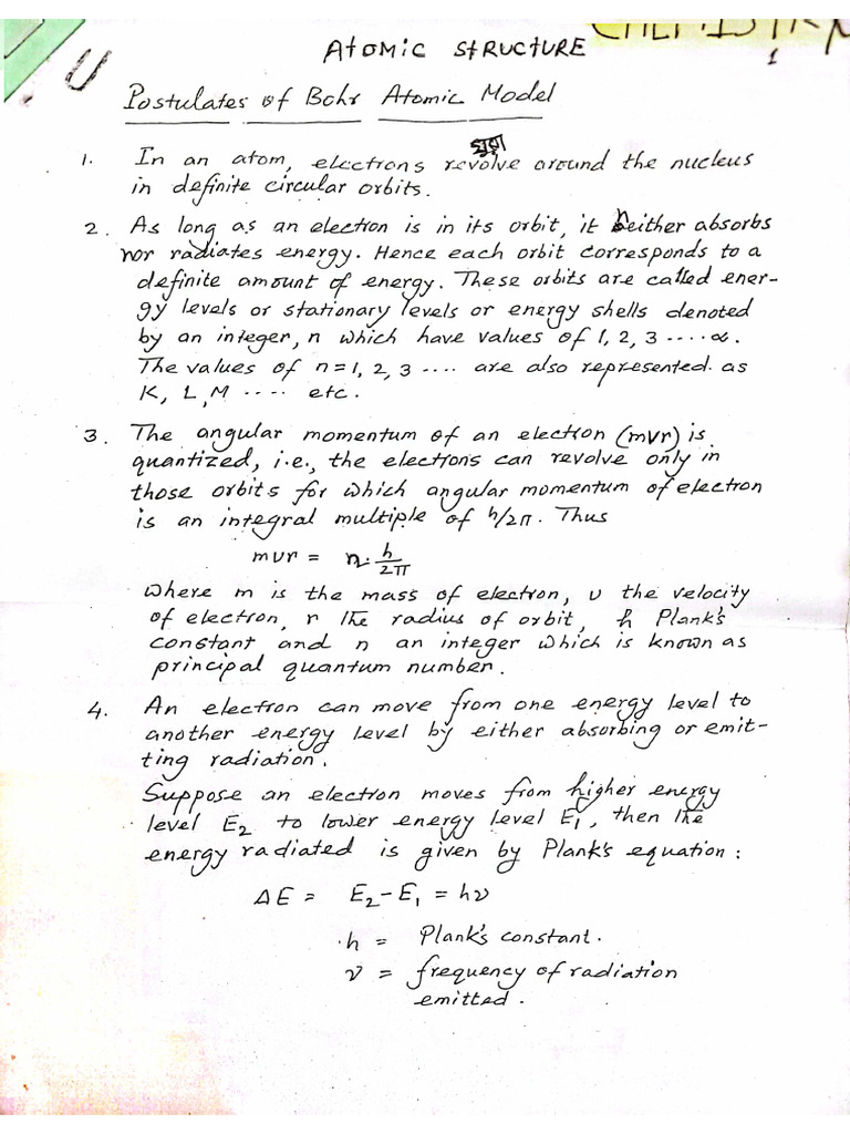 Atomic Structure | PDF