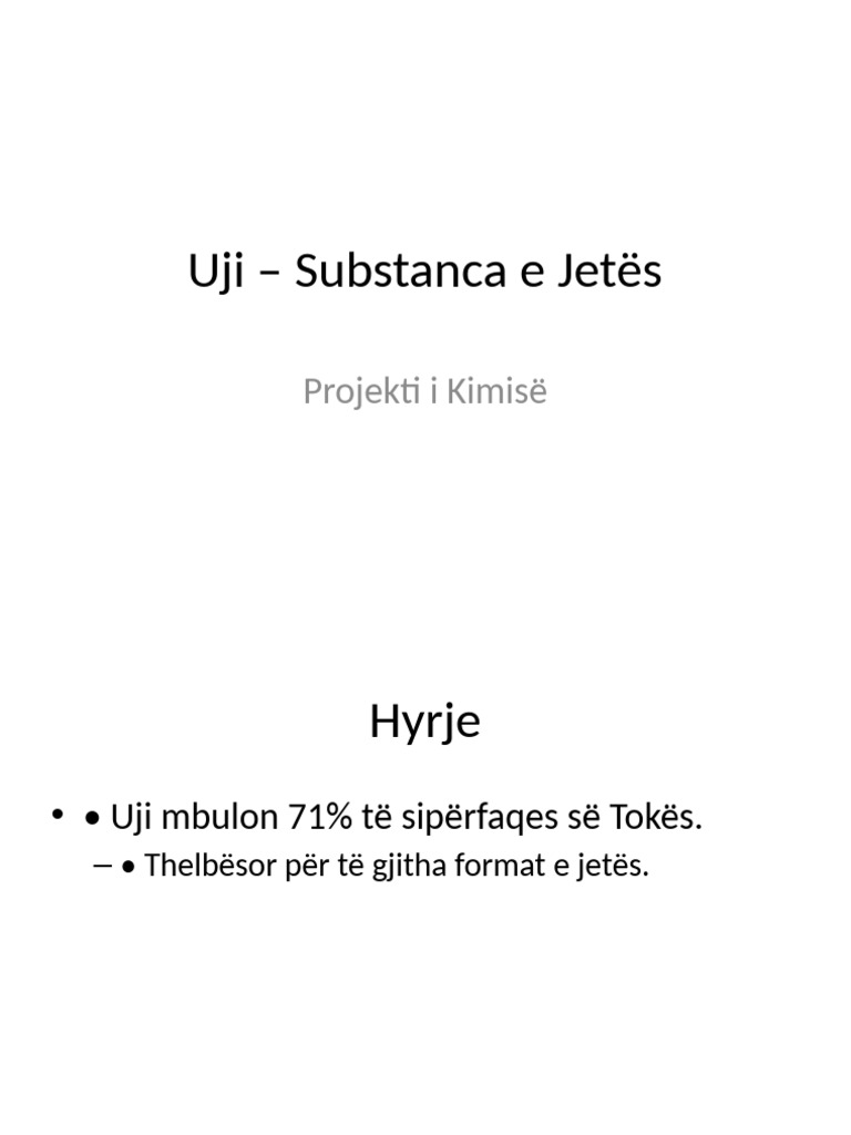 Uji Projekti | PDF
