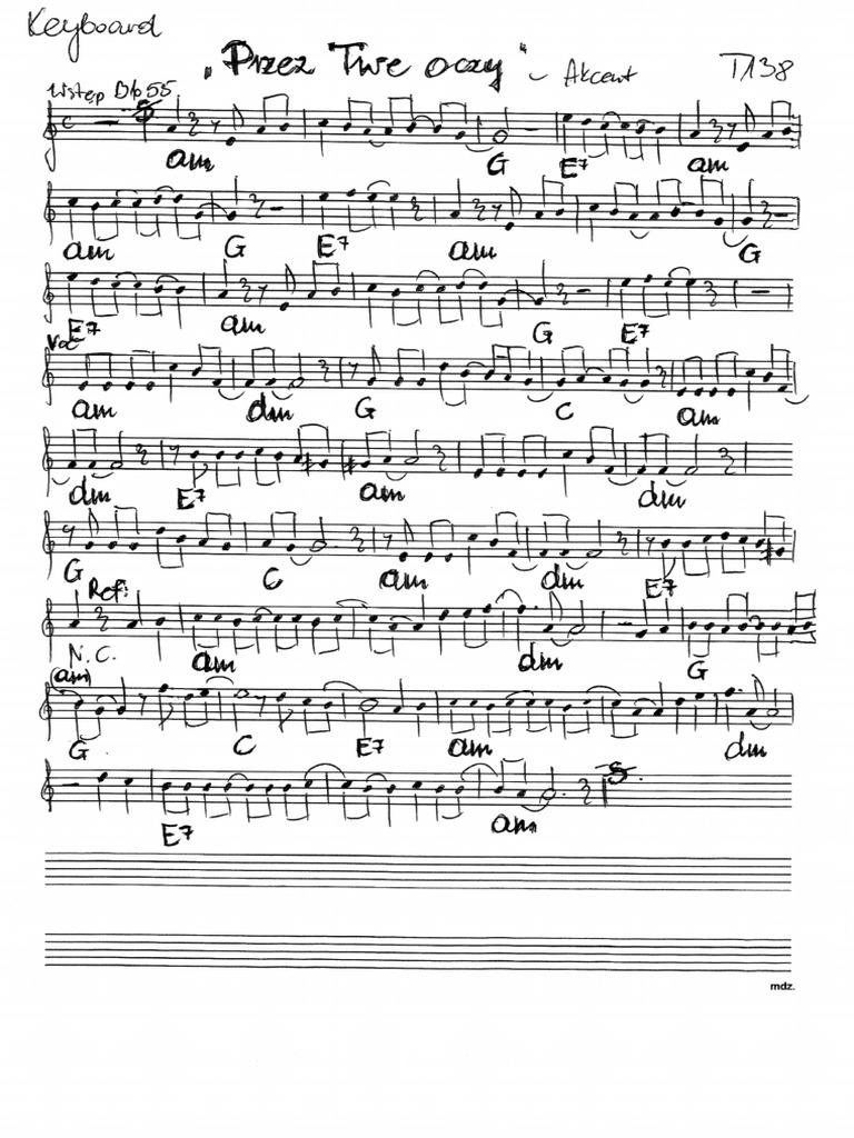 Przez Twe Oczy Zielone | PDF