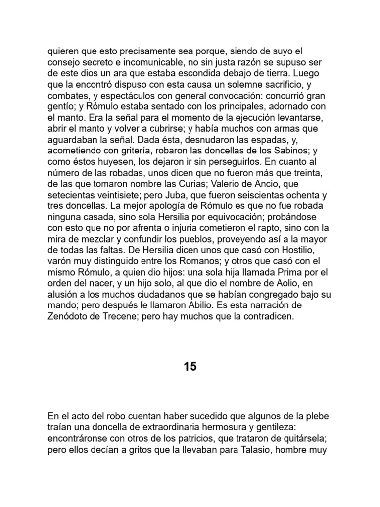 Vidas - Paralelas Plutarco 1 2215 57 | PDF