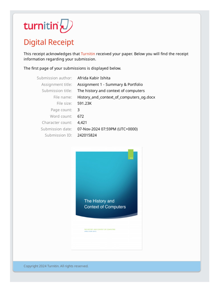 receipt_The history and context of computers | PDF