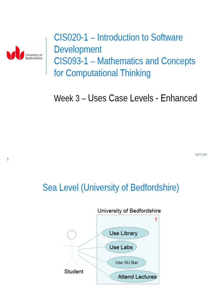Enhanced Use Case Levels Overview | PDF