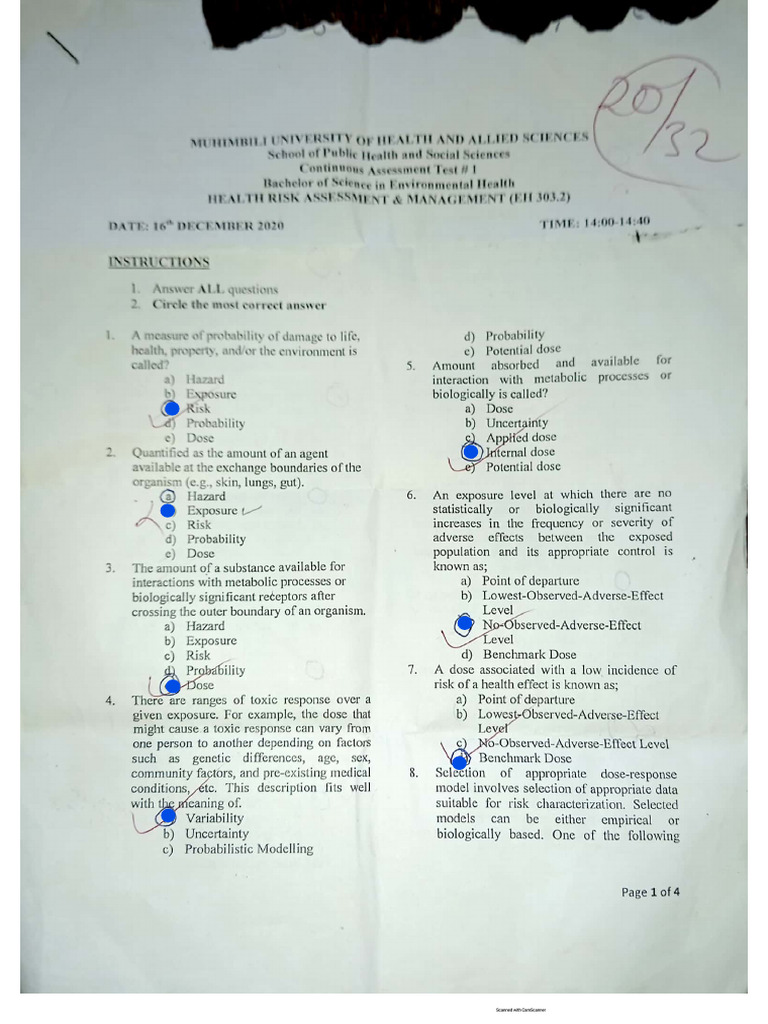 Risk Assessment & Management | PDF