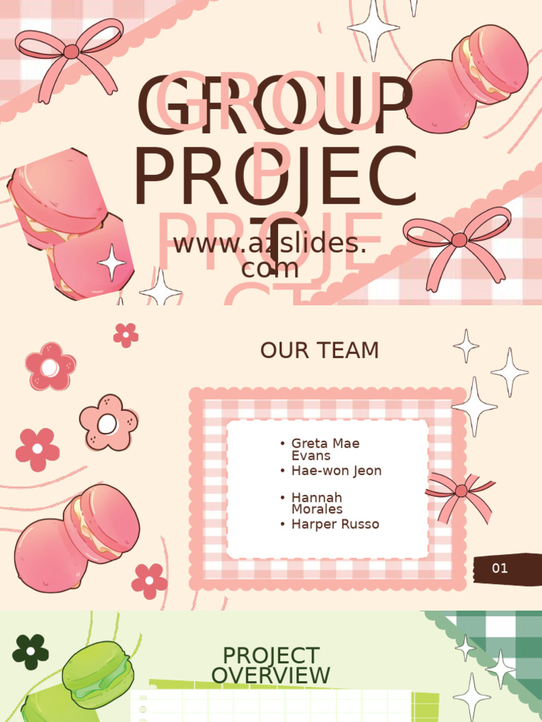 Pink Colorful Cute Illustrative Group Project Presentation | PDF