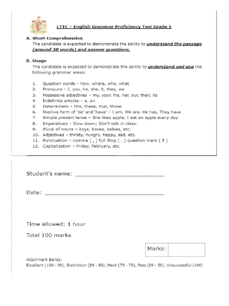 Test Paper | PDF