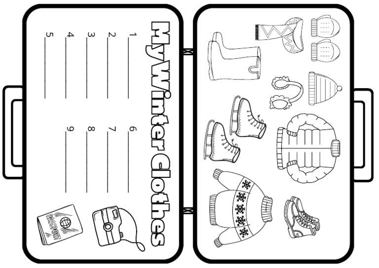 My Winter Clothes Activity | PDF