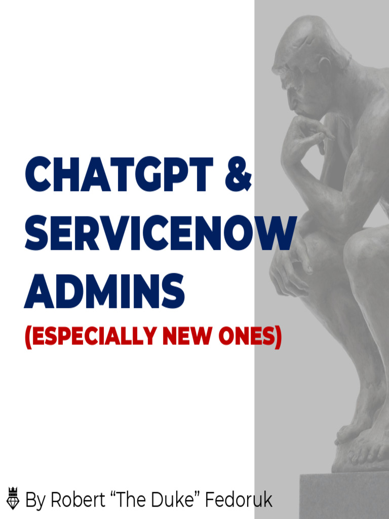 ChatGPT and Should ServiceNow Admins Learn to Code 1679079871 | PDF
