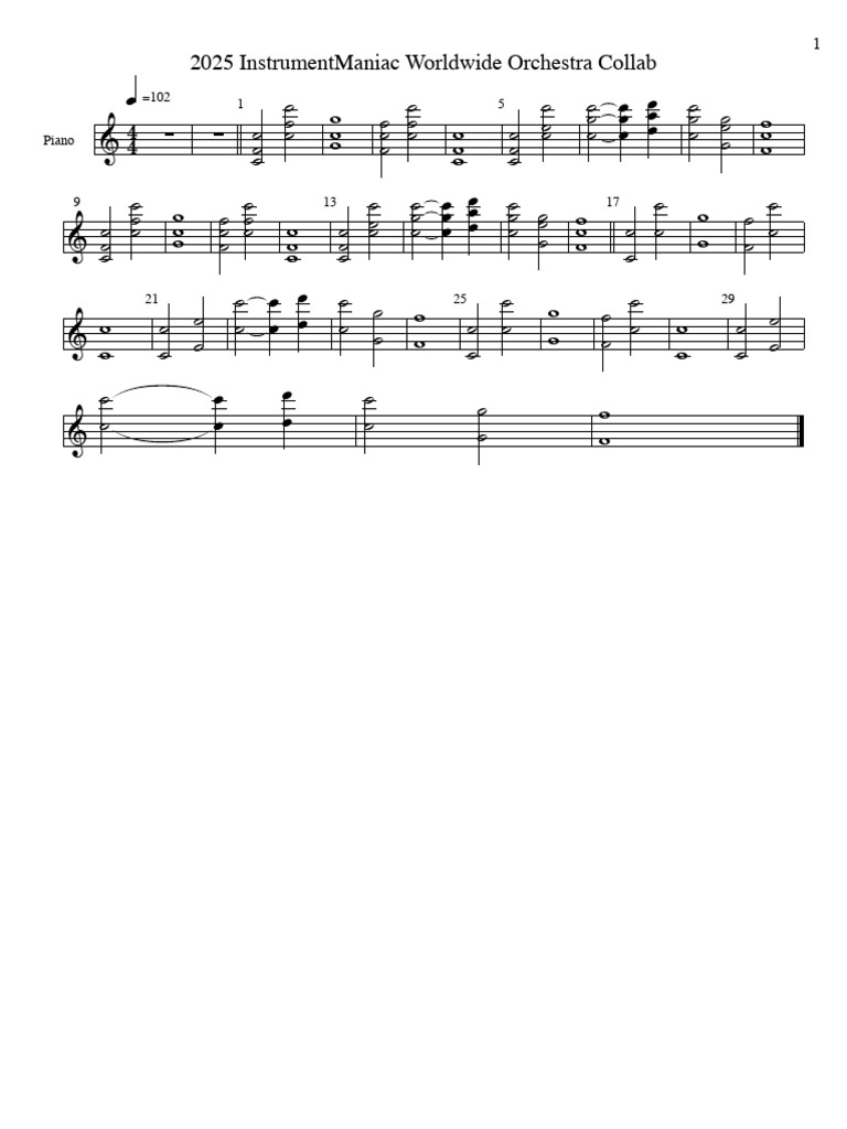 Piano - 2025 IM Collab | PDF